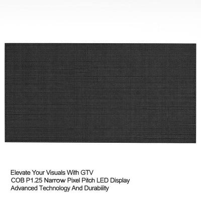 China Experience the Next Level of Visuals with GTV COB P1.25 Micro Spacing Series Narrow Pixel Pitch LED Display for sale