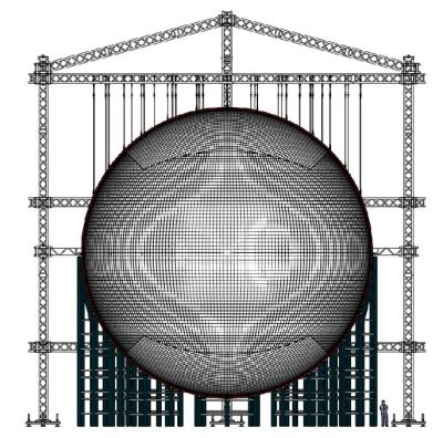 Κίνα Προσαρμοσμένη παραγωγή εσωτερικών και σφαιρικών οθονών LED με διάφορες διαμέτρους από P1.5mm έως P8mm προς πώληση