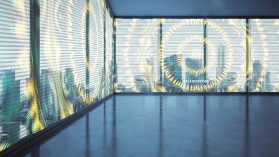 China 7kg Panel Weight Transparent LED Display with 45° Panel Chamfer and 50% Transparency for Seamless Projects for sale