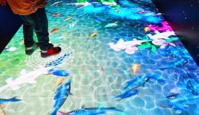 China P2.6 Interactive LED Floor Display With Super High Pressure Resistance And Waterproof Property for sale