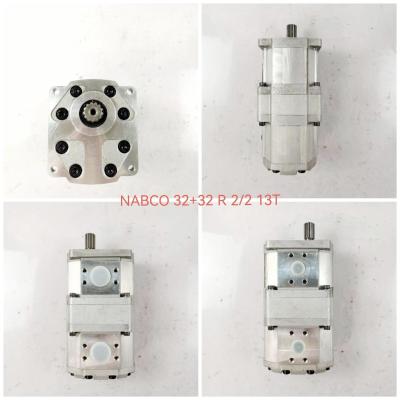 Cina Pompa a ingranaggi Komatsu NABCO-32+32 R2/2 13T GD605A GD655A WA100 WA100SS WA100S in vendita