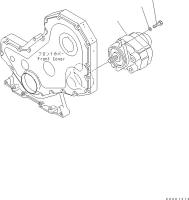 China Standard 705-22-26260 D41E D41P Pump Assembly for sale
