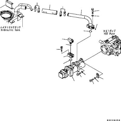Cina PUMPA ASS'Y 705-56-26081 KOMATSU CARGATORI a ruote WA200 WA200PT in vendita
