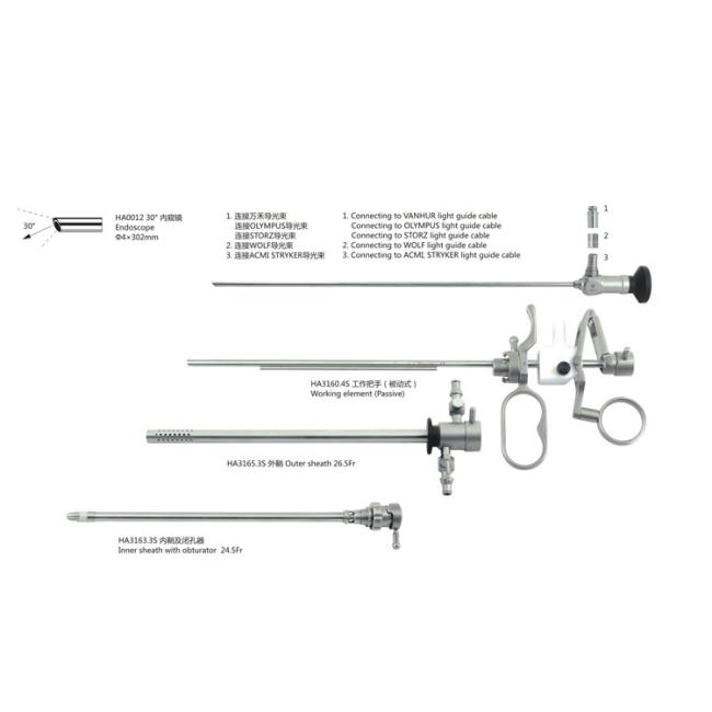 Surgical Instruments Urology Resectoscope Working Element Turp