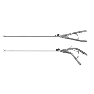 China Class II Surgical 5mm Reusable Gun-Shaped Straight Needle Holder Forceps Laparoscopic Instrument for sale