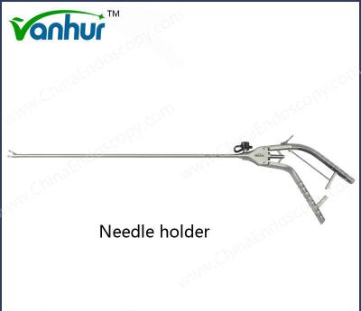 China Steel Rachet Gun Type Handle Laparoscopische naaldhouder voor de verkoop van chirurgische apparatuur for sale