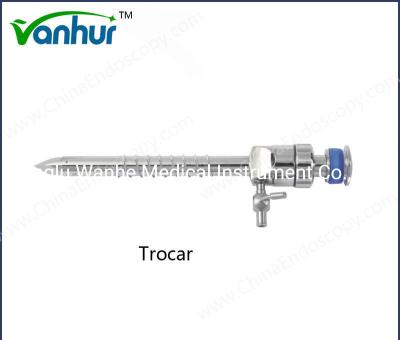 China Cross-Type Retaining Thread Reuseable Abdominal Trocar 10.5mm For Precise And Accurate Surgery for sale