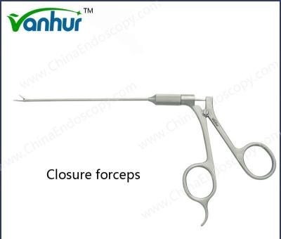 China Minimally Invasive Surgery Reusable Surgical Needle Hook Laparoscopic Closure Forceps for sale