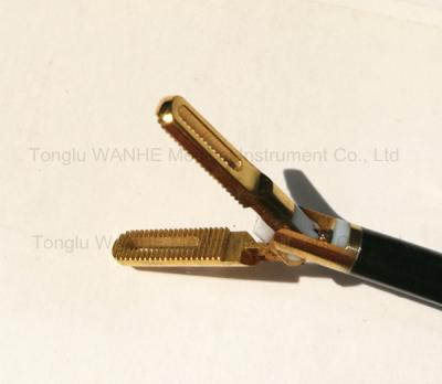 Cina Forcipes bipolari di coagulazione in acciaio HF2319.4 placcate d'oro per strumenti laparoscopici in vendita