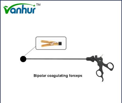 China Dispositivo médico de tipo 2 Forças de coagulação bipolar dourada para instrumentos laparoscópicos à venda