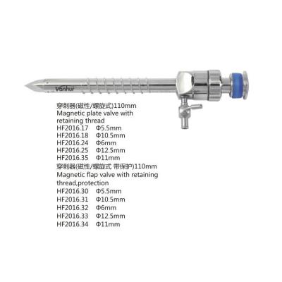China Medical Surgical Instruments Magnetic Trocar Safety Reusable Customization and OEM for sale