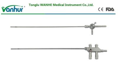 Cina HF2015.3 Tubo di irrigazione per aspirazione laparoscopica in acciaio con valvola a molla per forniture mediche in vendita
