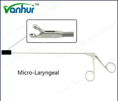 Instrumentos de laringoscopia ENT Forcetas micro-laríngeas reutilizables HD4001 con precio