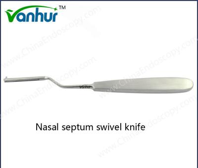 China Steel Sinuscopy Instruments Nasal Septum Swivel Knife OEM Acceptable OEM Steel Material for sale
