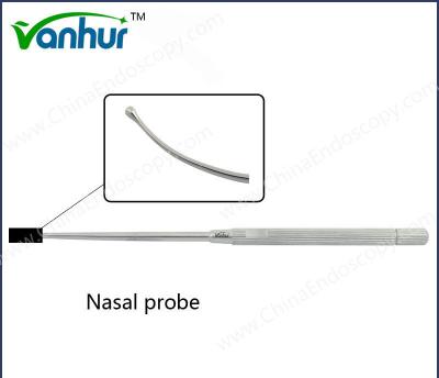 China Curved Round Head Nasal Probe Reusable Sinuscopy Instruments for Nasal Surgery Tools for sale