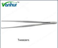 Quality Straight 125mm Medical Ear Tweezers For Ent Basic Surgical Instruments In Ent for sale