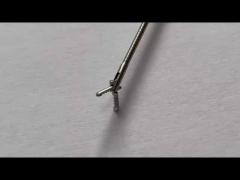 Cistoscopo de uretra de acero Flexible pinzas dentadas para cirugía precisa y precisa