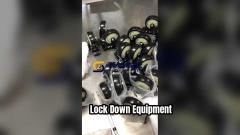 Heavy Equipment Caster With Brake