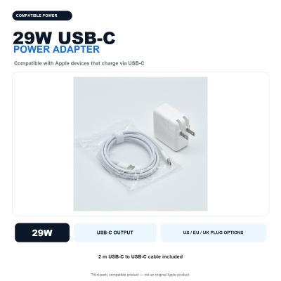 China 29W USB C Type C Power Adapter 2M Fast Charging Cable for USB C Laptop for sale