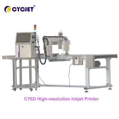 China Impresora de chorro de tinta de alta resolución galvanizada de la hoja el 14cm Logo Printing Machine grande en venta