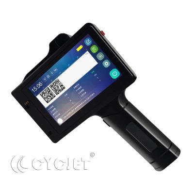 China De plastic Verpakkende Printer Portable Max van Zakken Handbediende Inkjet 12.7mm Drukhoogte Te koop