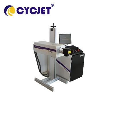 China Voe a alta velocidade UV da máquina da marcação do laser para a tubulação colorida 335um de PPR à venda