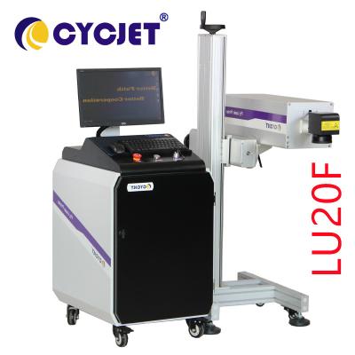 China 335um 20w Mehrsprachige UV-Lasermarkierungsmaschine zum Drucken auf Acryl zu verkaufen