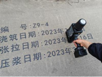 Chine Boîte Imprimante à jet d'encre à caractères volumineux 82 mm Machine d'impression de date Contrôle manuel à vendre