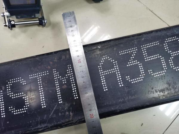 Impresora de inyección de tinta de placa de metal de 80 mm para la máquina de impresión de logotipos de texto de marca