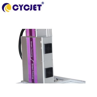 China Industrial Flying Laser Marking Machine 120W Fiber Laser Printer For Cable Mark for sale