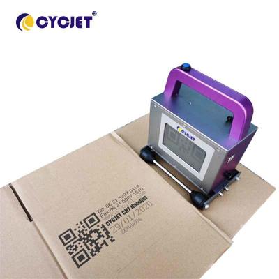 China Large Portable Handheld Inkjet Printer 71mm Height For Carton Cardboard for sale