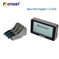 China 3 Heads Batch Coding Inkjet Printer 37mm Height CYCJET High Resolution Inkjet Printer for sale