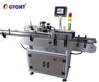 China Automatic Mechanical Sticker Labeling Machine Horizontal Round Bottle Labeling Machine for sale