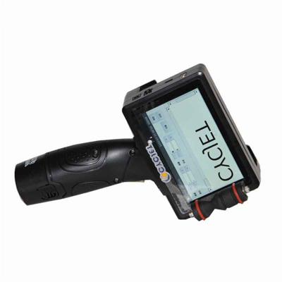 China Fecha portátil de la impresora de chorro de tinta del PDA de CYCJET 12.7m m que cifra la máquina en venta
