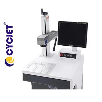 China High Performance Desktop Coding And Marking Machine LF30 Fiber Laser Printer for sale