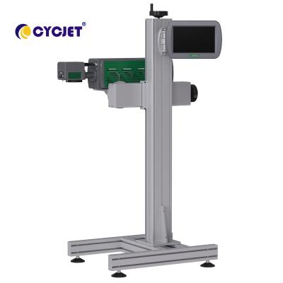 China CYCJET LC30F Fly Laser Marking Machine For Glass Bottle Date Marking Printer for sale