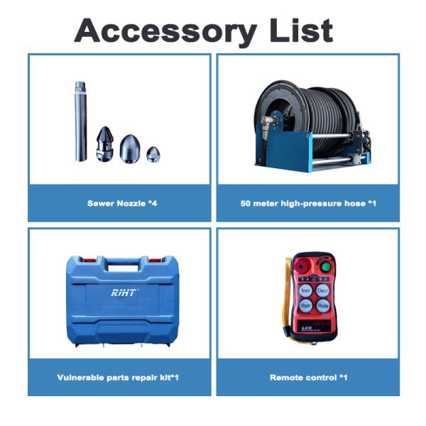 Quality RJHT-680 sewer cleaning machine sewer pipeline cleaning machine can customize for sale