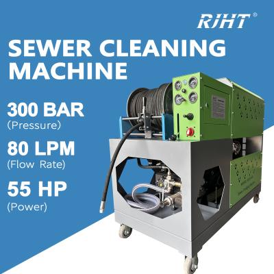China RJHT-880 Automatic Remote Control Sewer Dredging Machine Efficient Pipe Blockage Removal Equipment for sale