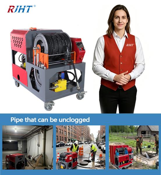 Quality RJHT-680 sewer cleaning machine sewer pipeline cleaning machine can customize for sale