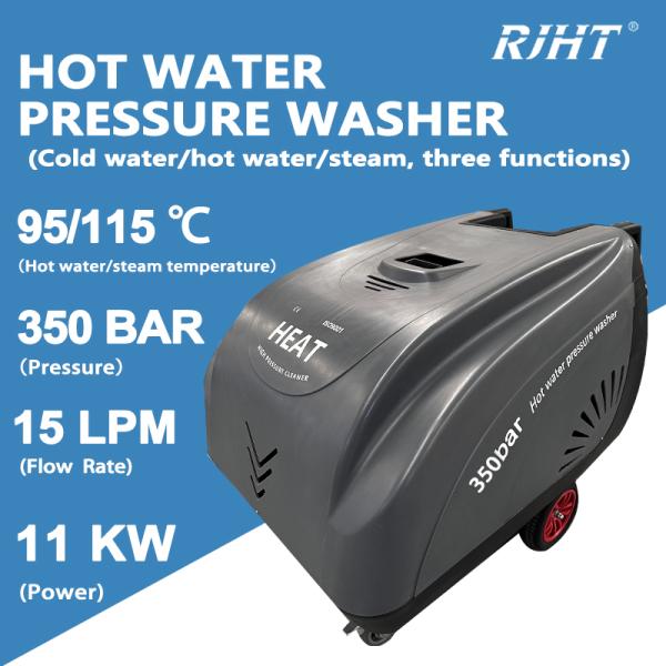 Quality RJHT-3515 Hot Water High Pressure Cleaning Machine Heavy Oil Pollution Cleaning Cold and Hot Water High Pressure Cleaning Machine for sale