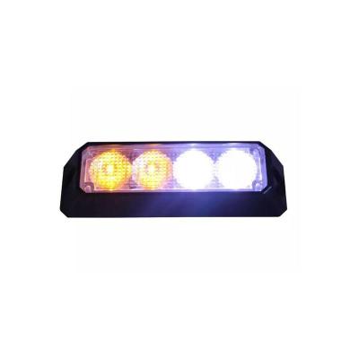 China 12v/24v super red 4 led policia warning light police car flashing dash light for sale