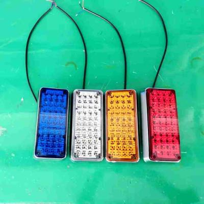 China ambulance side strobe lights ambulance truck 7*3 LED marker blinker light for sale