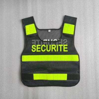 China hot sale police safety jacket reflective safety clothing vest for warning for sale