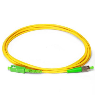 China FC APC SC APC Fiber Optic Patch Cord Cable 2.0mm / 3.0mm Fiber Optic Jumper for sale
