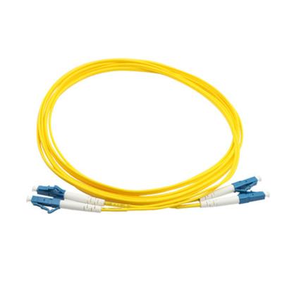 China LC UPC LC UPC Fiber Optic Patch Cable Simplex Singlemode 3M Optical Patch Cord for sale