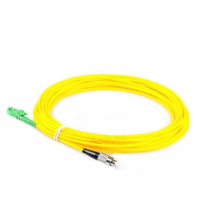 China FC UPC E2000 Fiber Optic Patch Cable 3.0mm Single Mode APC Patch Cord for sale