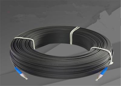 China G657A FC UPC Fiber Optic Drop Patch Cable Wire Outdoor Single Mode FTTH Jumper for sale
