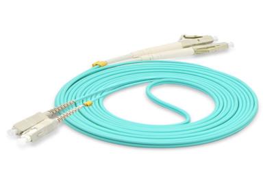 China LC SC OM3 Fiber Optic Patch Cable 3m Multi Mode Duplex Optical Patch Cord for sale