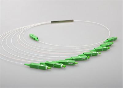 China SC / APC ABS Fiber Optic PLC Splitter 1x8 Single Mode For CATV FTTH FTTX PON for sale