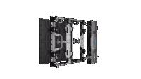 China Seamless Splicing Curved Led Screen Display Backdrop Smart 5000cd Customized for sale